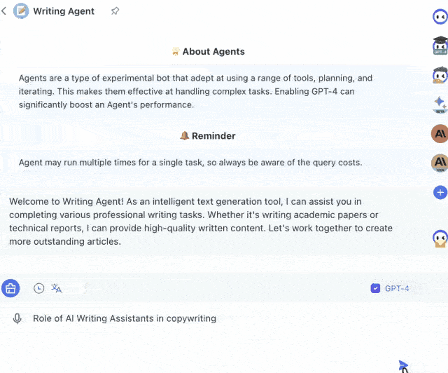 Monica Writing Agent - A better, 10x faster way to write